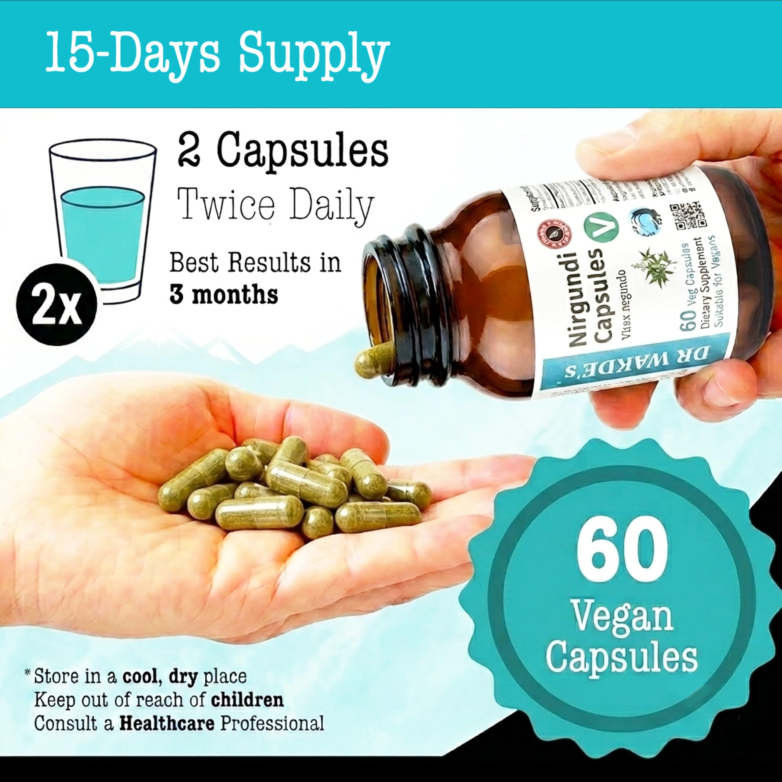 Nirgundi capsules for daily nutrition