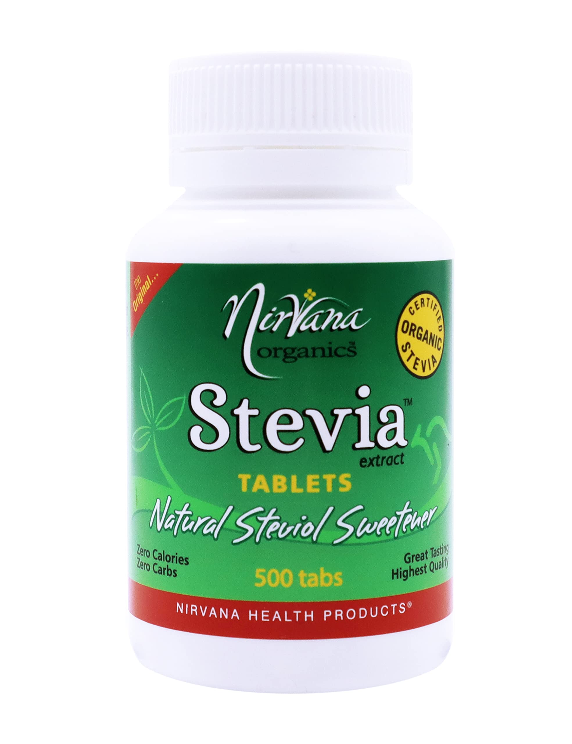 Nirvana Organics Stevia natural sweetener tablets
