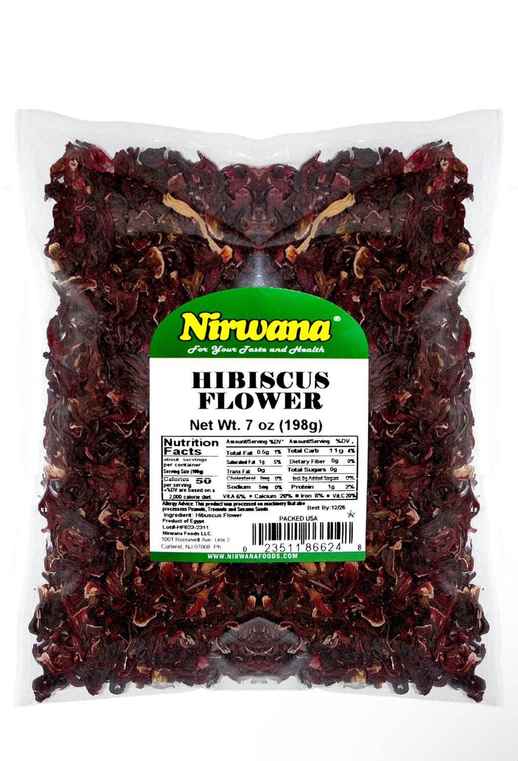 Nirwana dried hibiscus flowers for tea