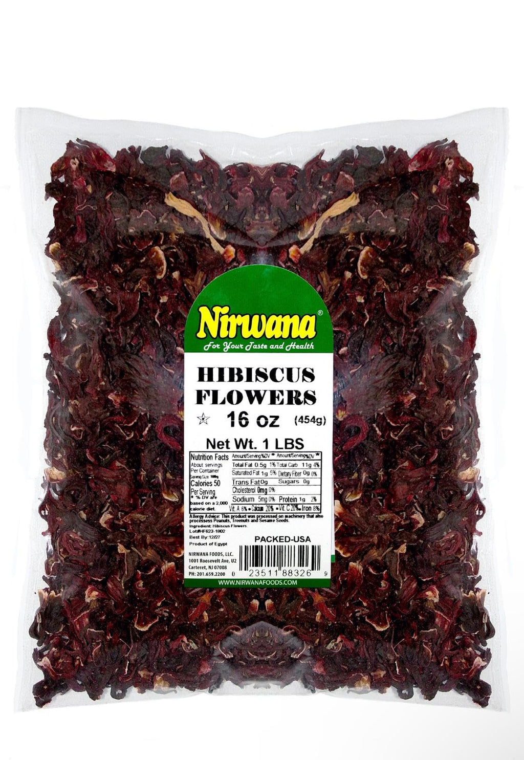 Nirwana dried hibiscus flowers for tea
