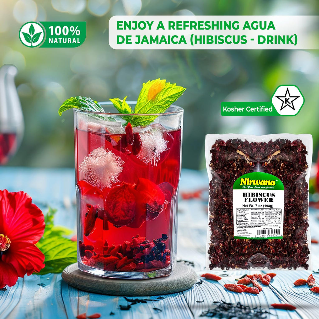 Nirwana hibiscus flowers for detox