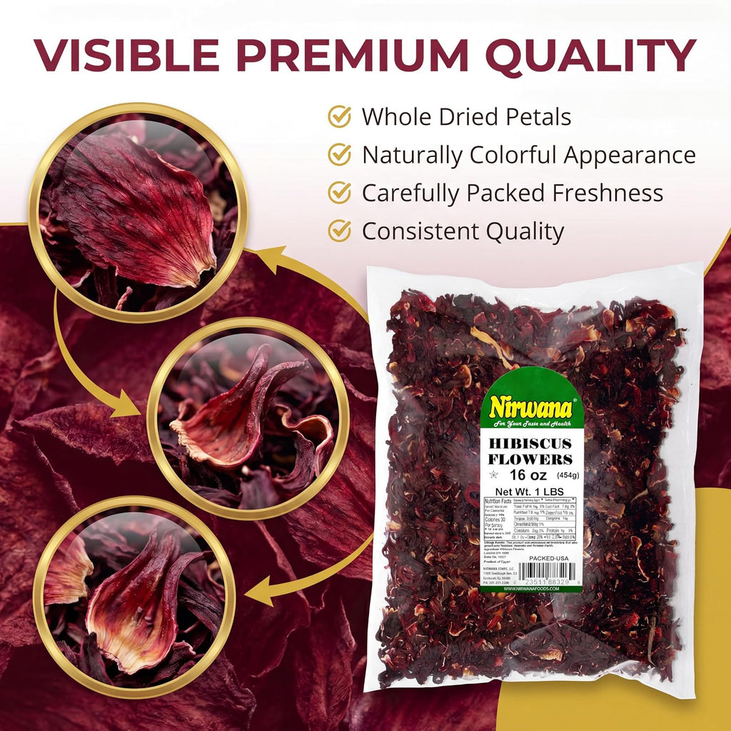 Nirwana hibiscus flowers for refreshing drinks