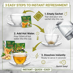 Nirwana tea with honey and ginger