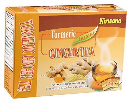 Nirwana turmeric ginger tea sachets