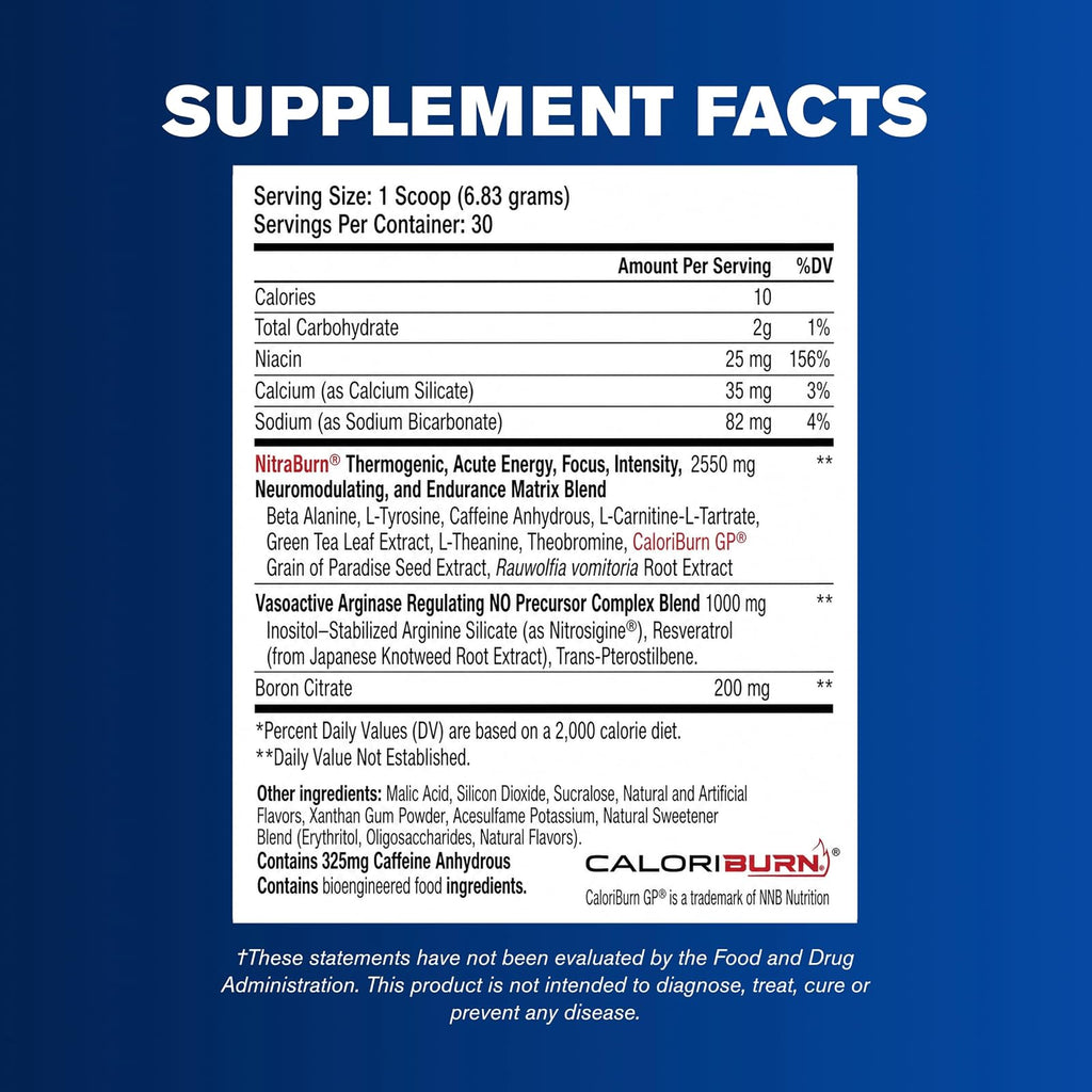 Nitraflex Burn for intense workouts