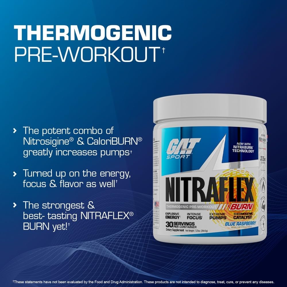 Nitraflex Burn pre-workout with fat burner