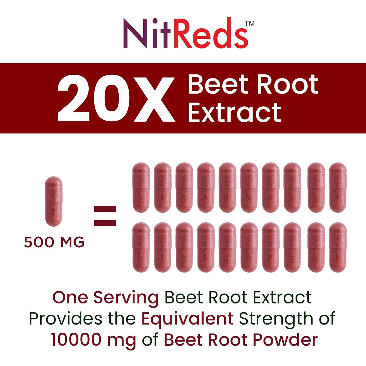 NitReds capsules for enhanced athletic endurance