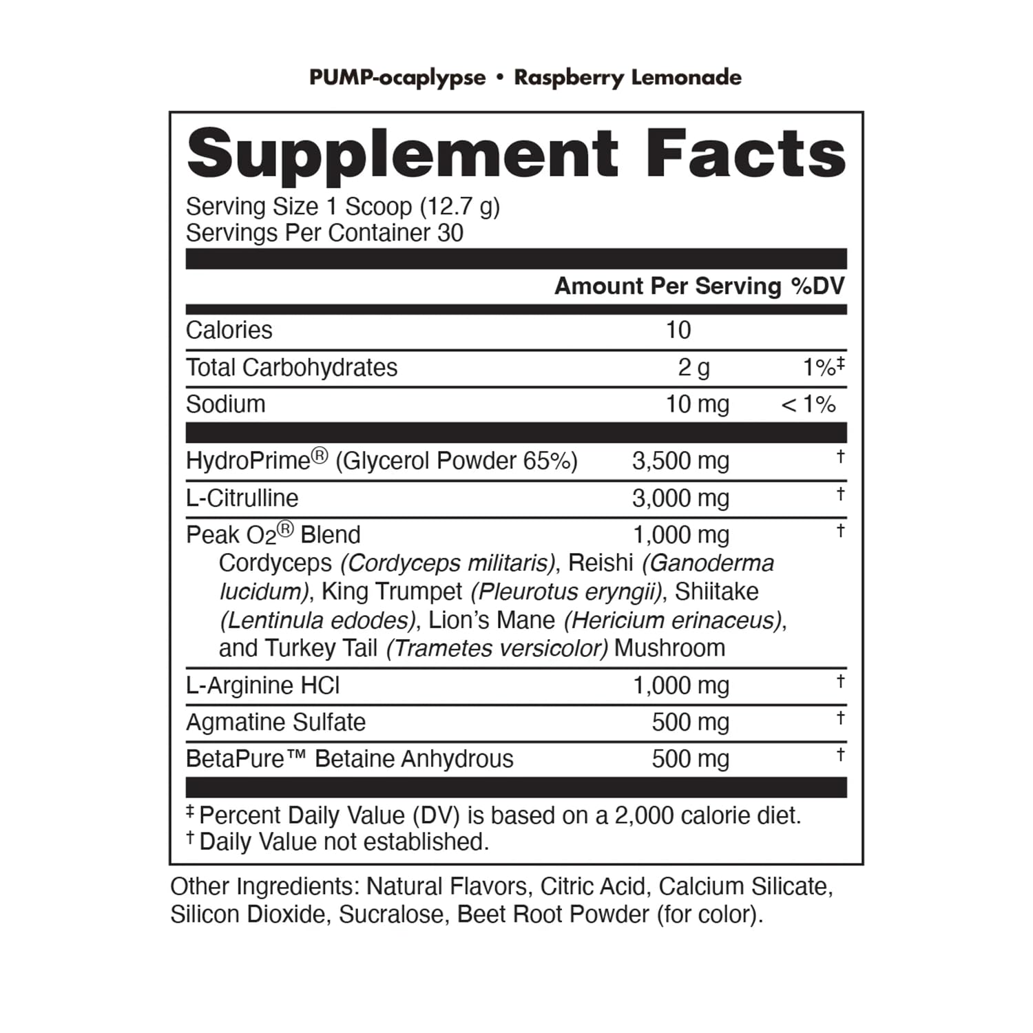 Nitric oxide booster for energy