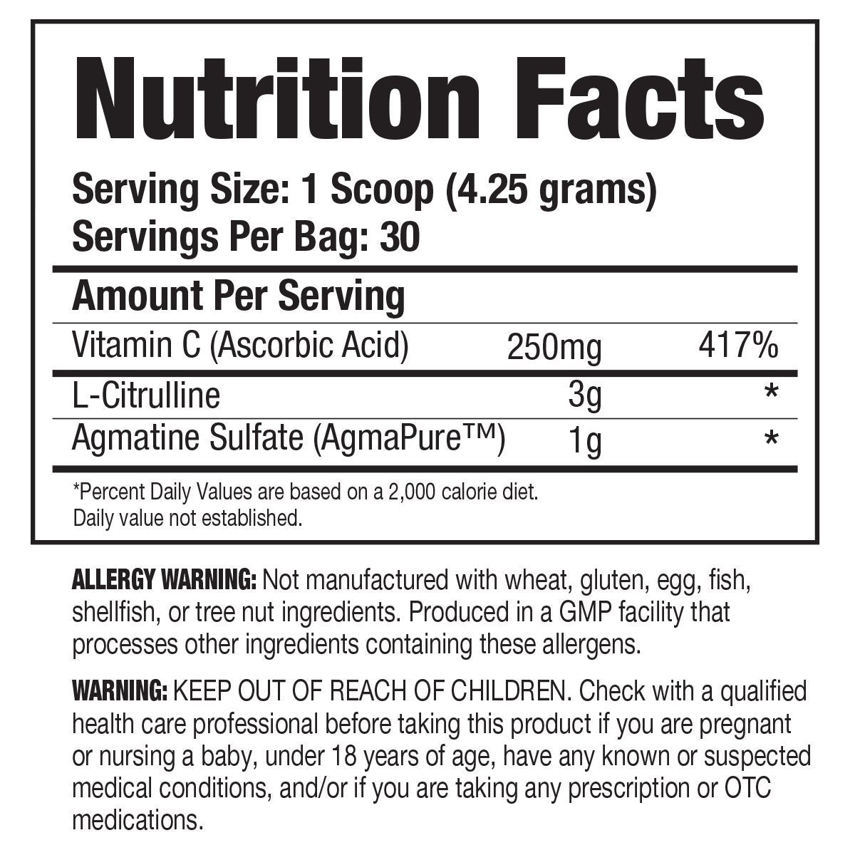 Nitric oxide booster for energy