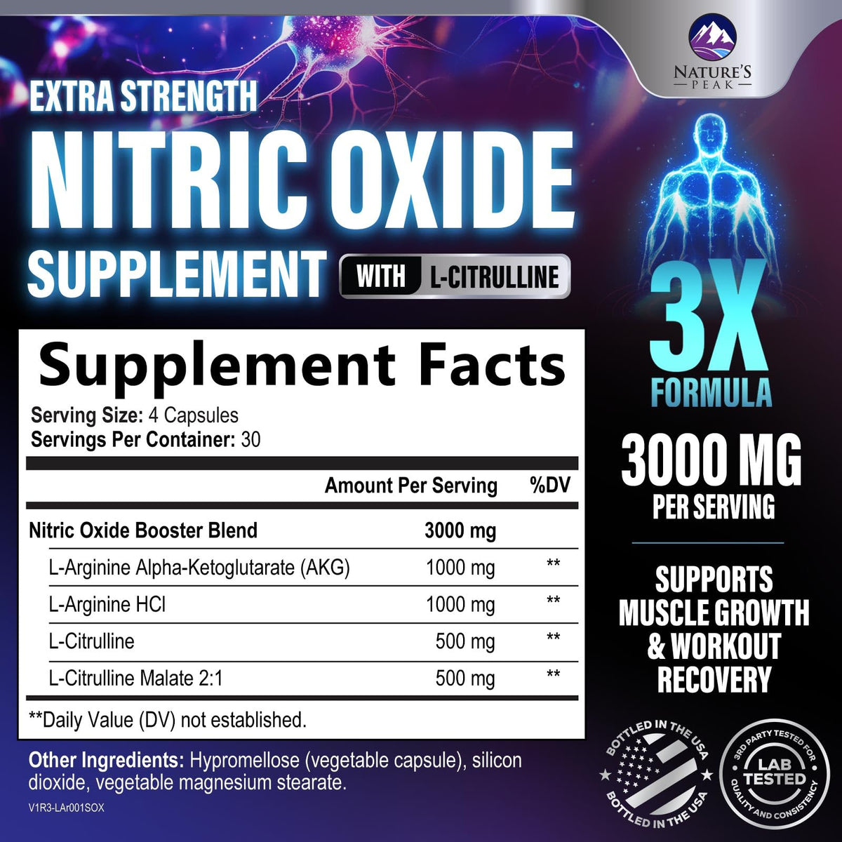 nitric oxide booster for energy