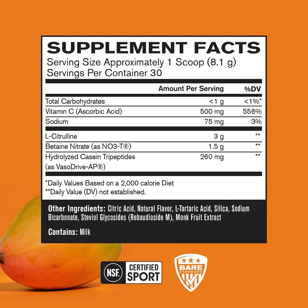 nitric oxide booster for enhanced performance