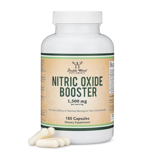 Nitric Oxide Booster pre-workout capsules