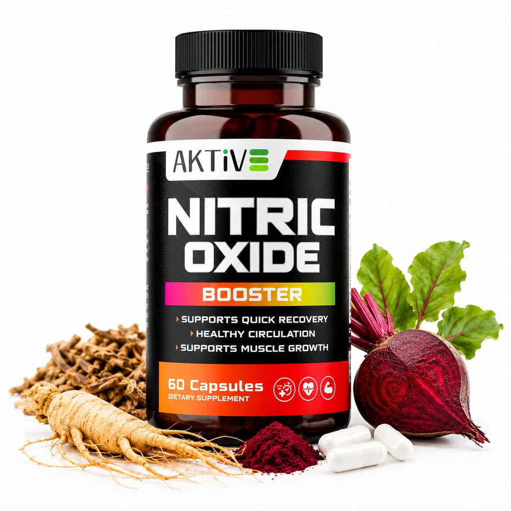 Nitric Oxide Booster pre-workout capsules