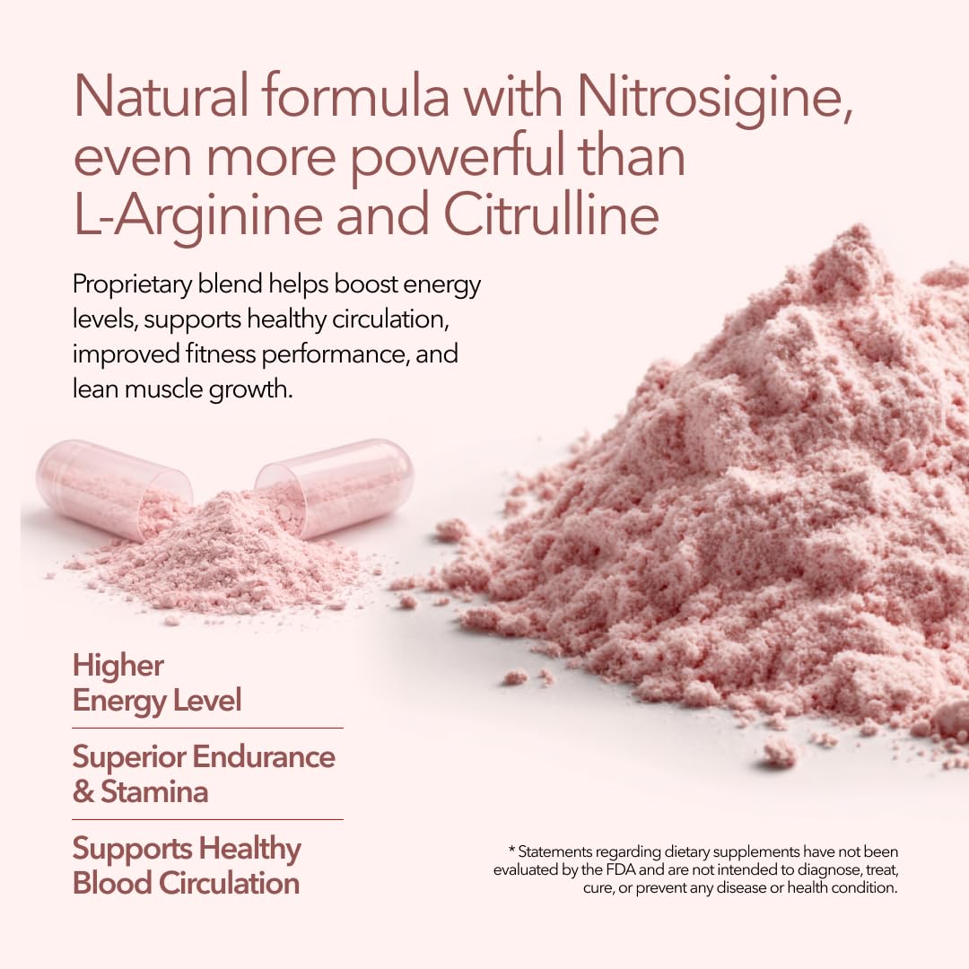 Nitric oxide capsules for better circulation