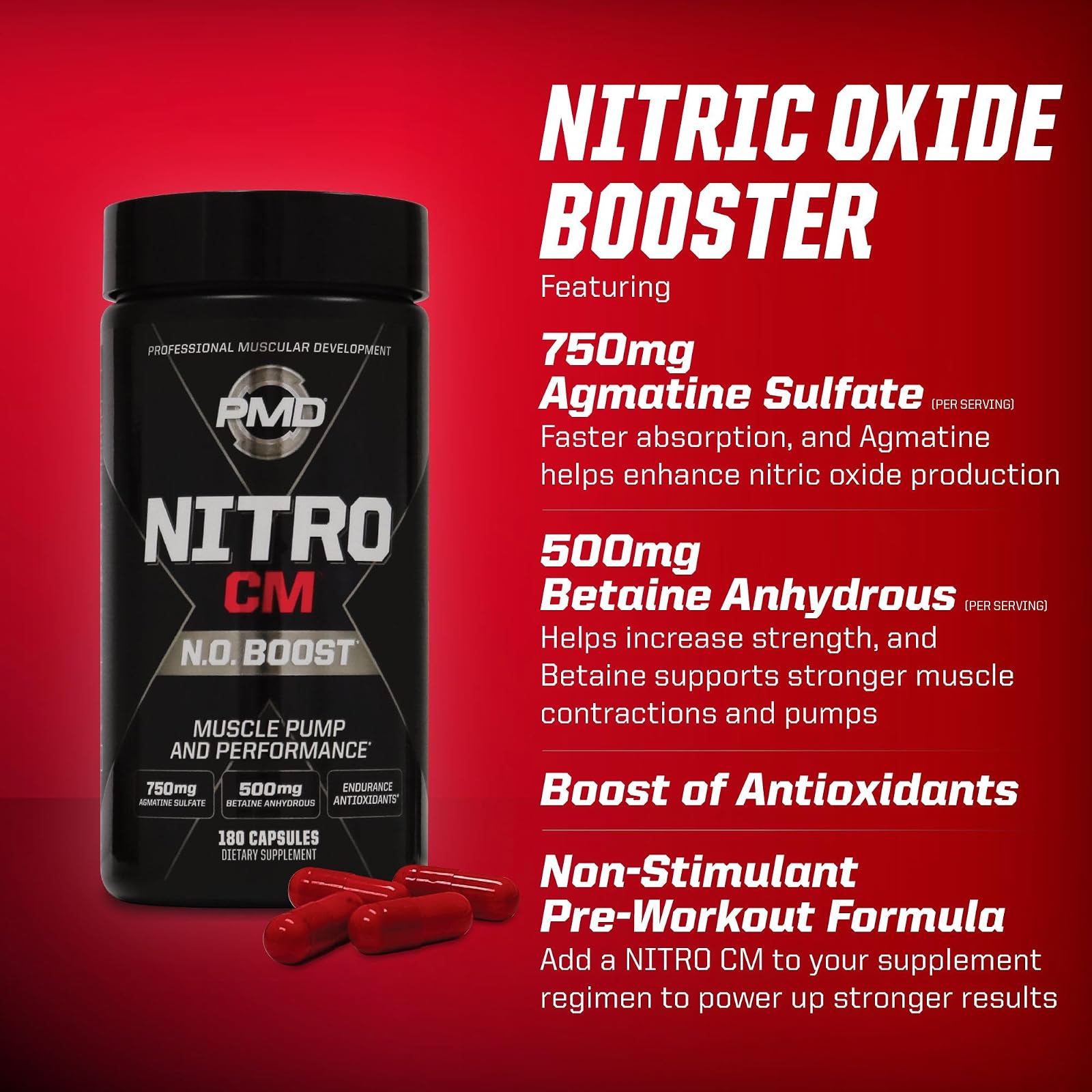 Nitric oxide capsules for endurance training