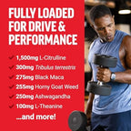 Nitric oxide capsules for energy boost