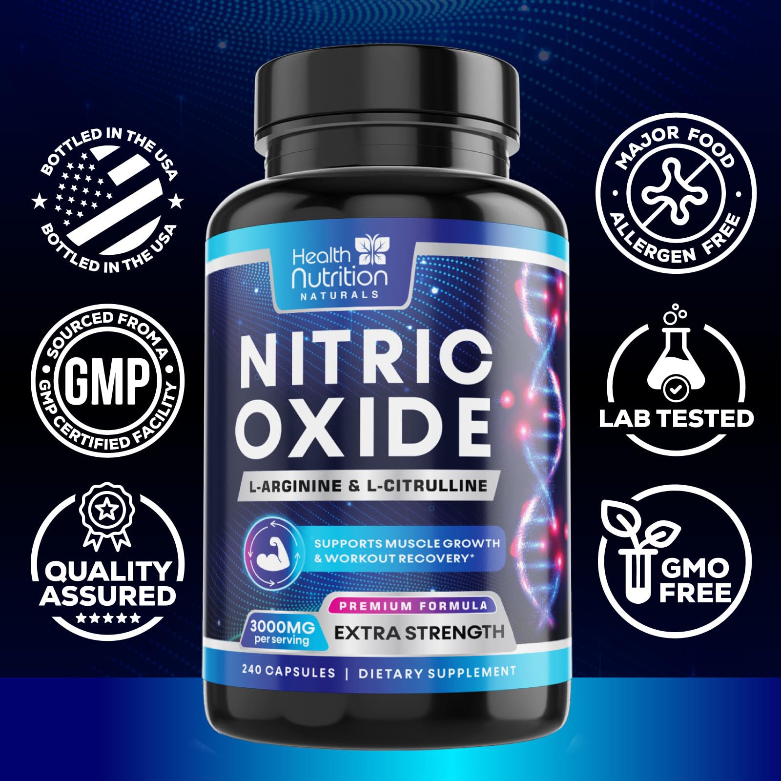 Nitric Oxide energy boost formula