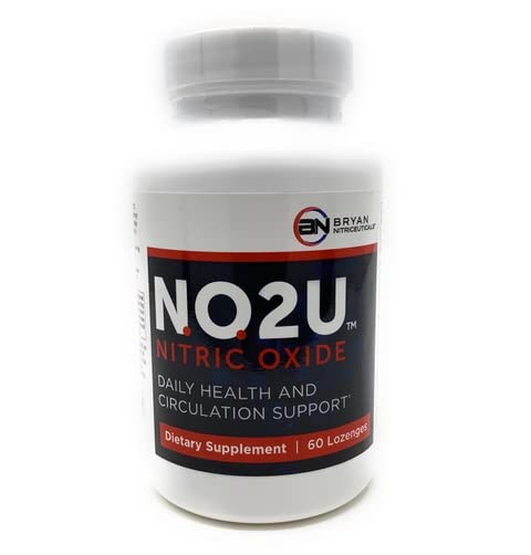 Nitric oxide lozenges for improved circulation
