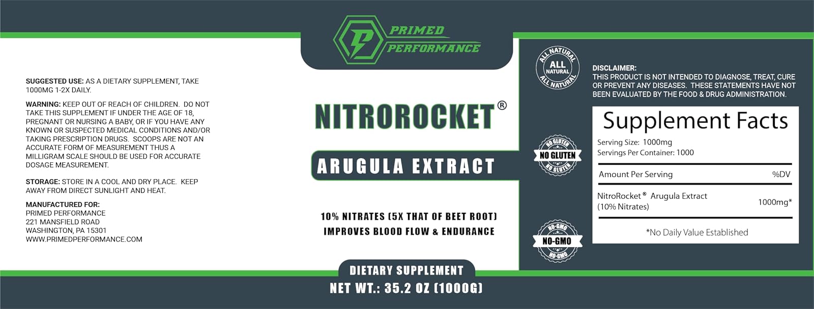 nitric oxide powder for better endurance