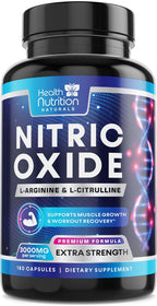 Nitric Oxide pre-workout capsules