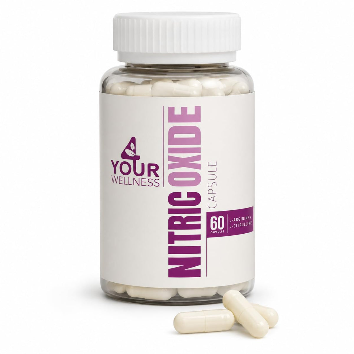 Nitric Oxide pre-workout capsules