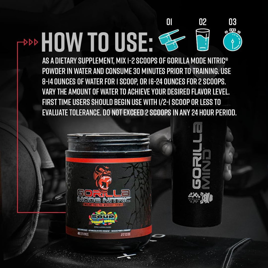 Nitric oxide pre-workout for performance