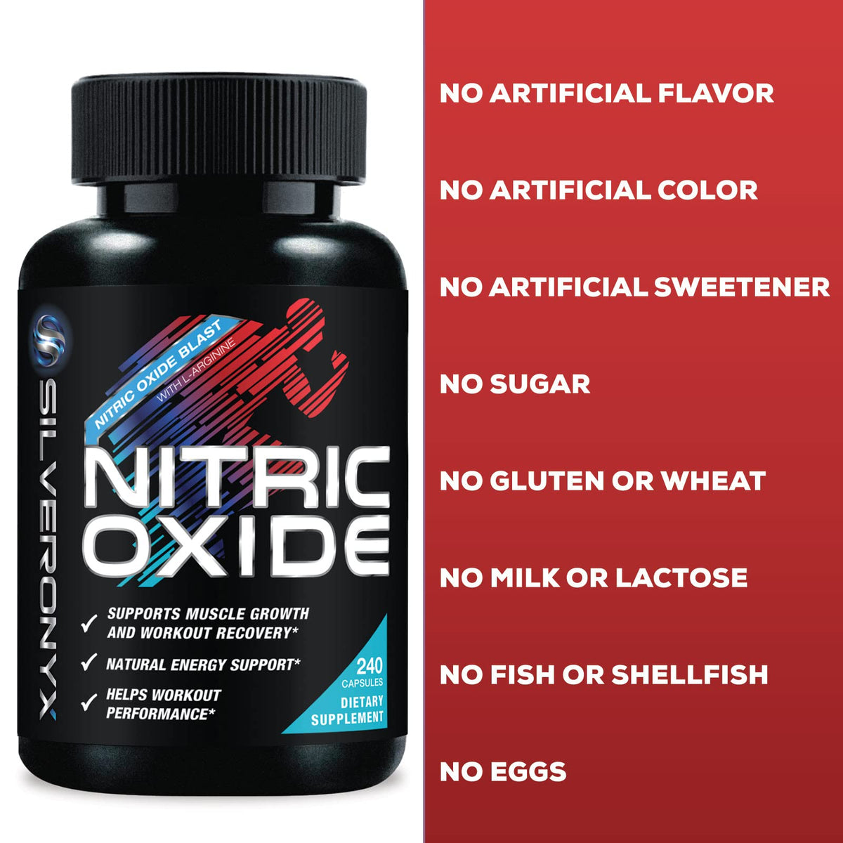 Nitric oxide support for intense training