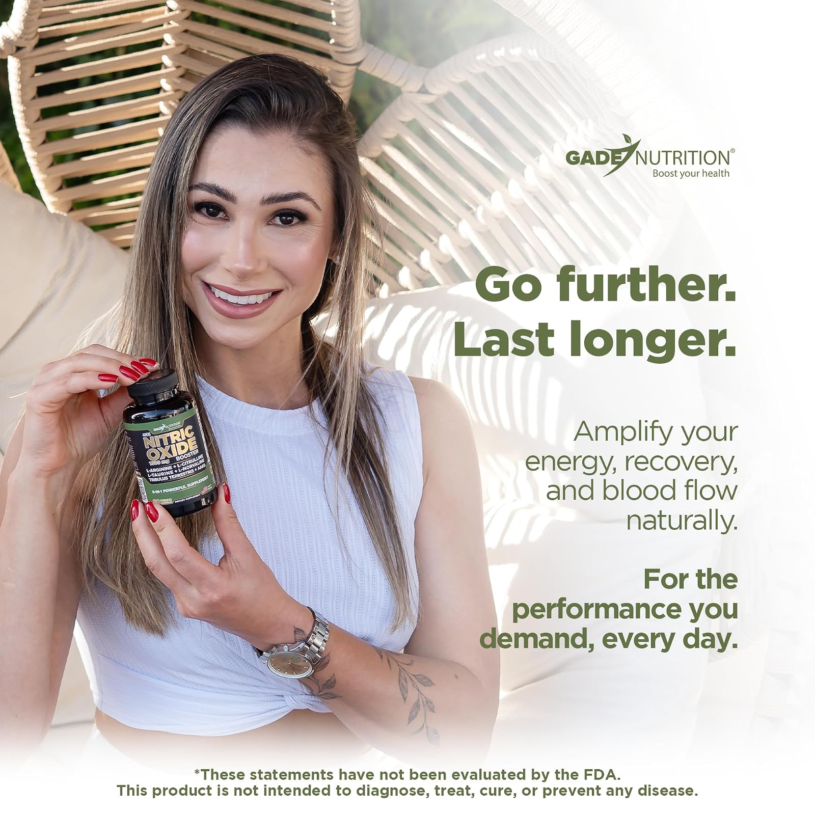 Nitric oxide support for intense workouts