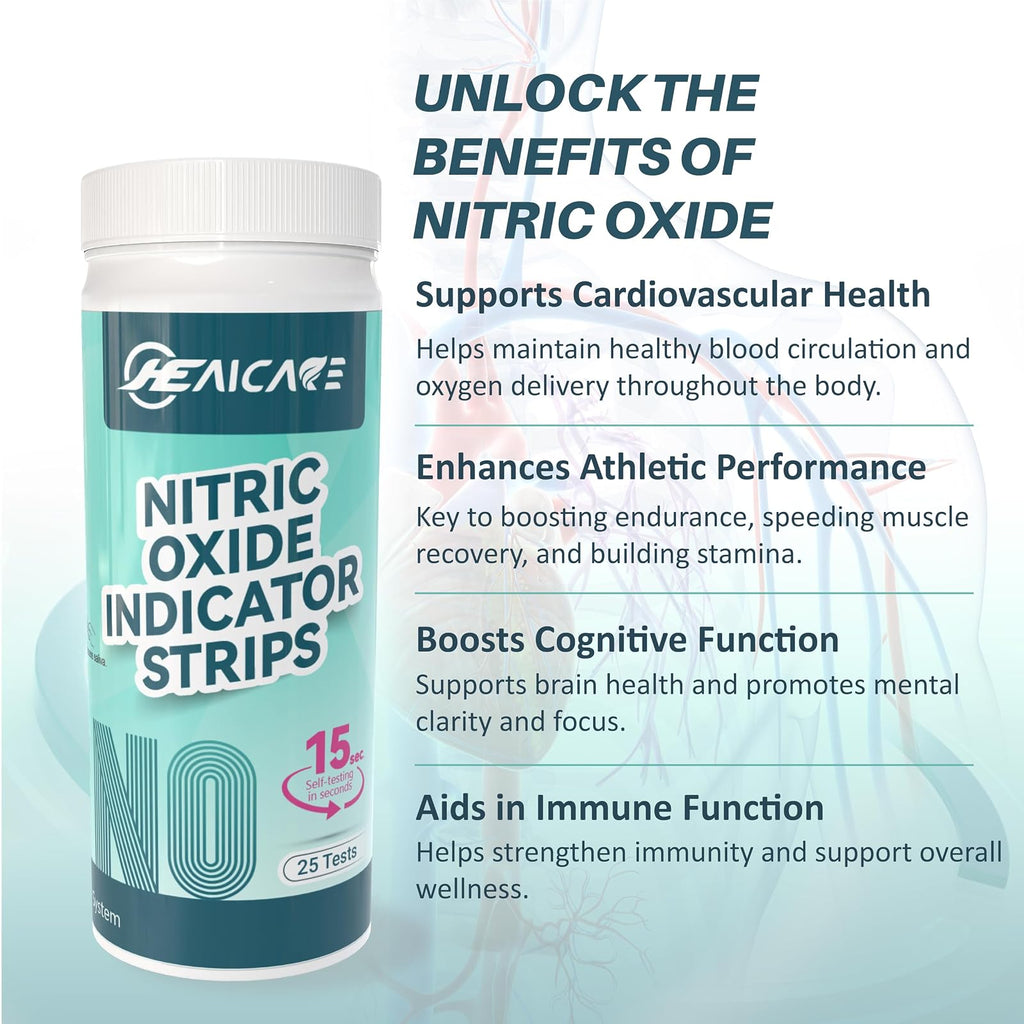 Nitric oxide test strips for athletes