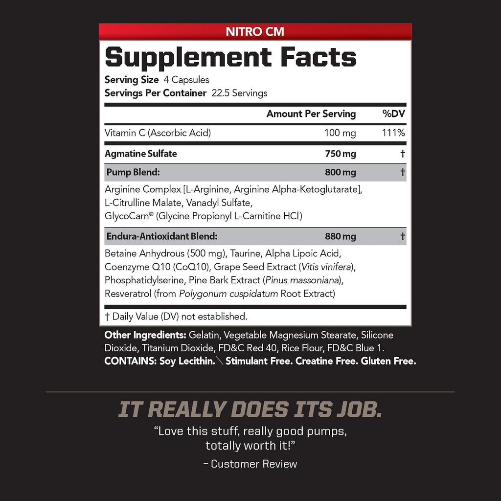 Nitric oxide with Agmatine capsules