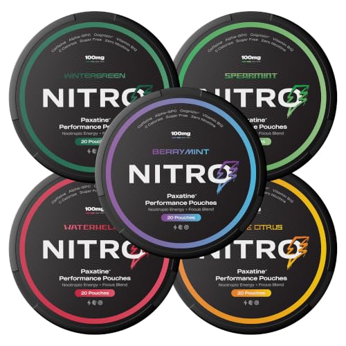 Nitro nootropic pouches for energy