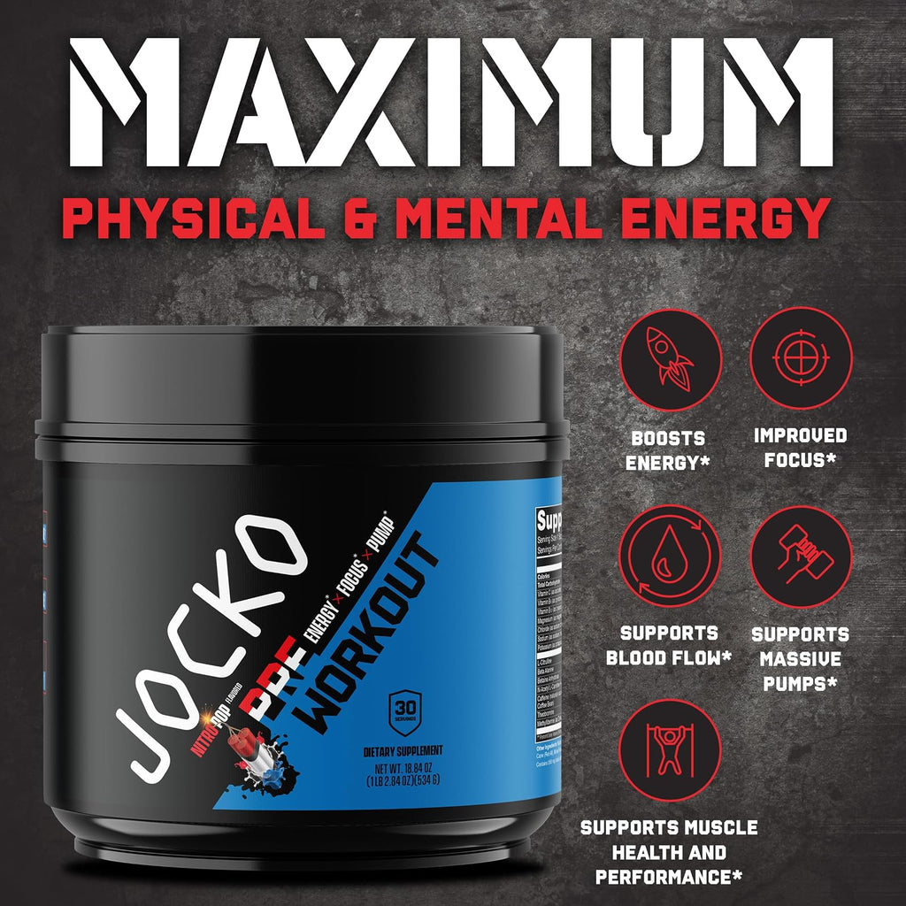 Nitro Pop pre-workout powder flavor