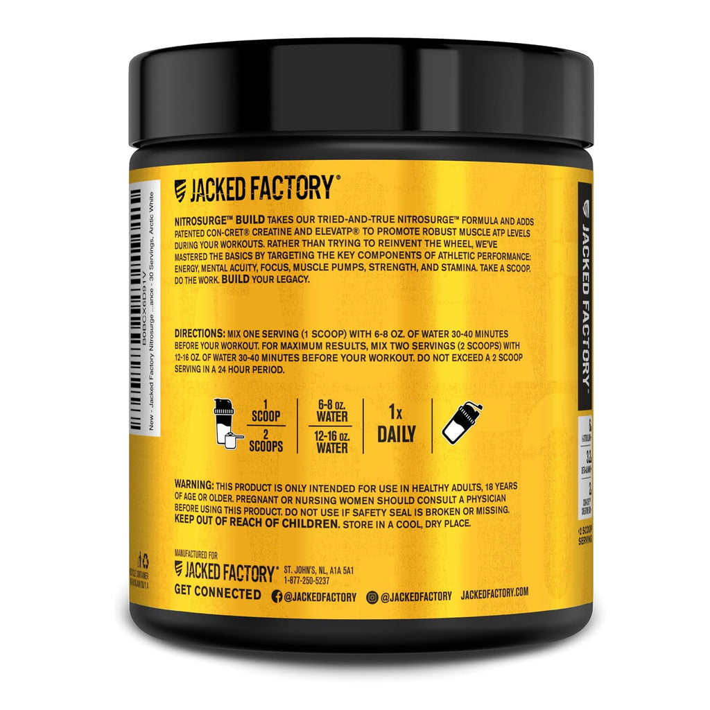 Nitrosurge Build pre-workout for better performance