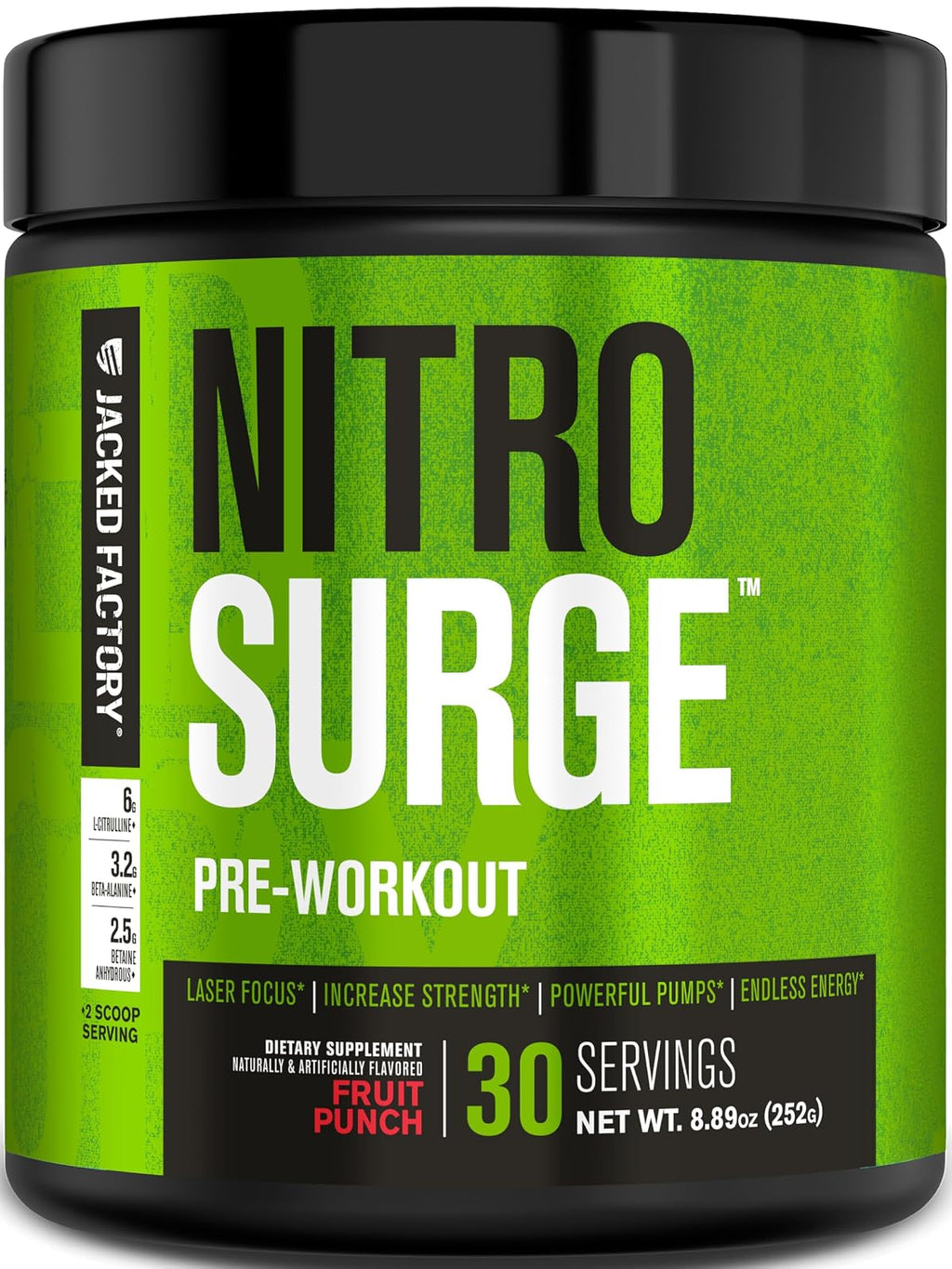 NITROSURGE pre-workout energy boost