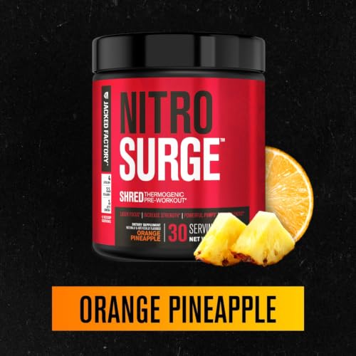 NITROSURGE Shred pre-workout powder benefits