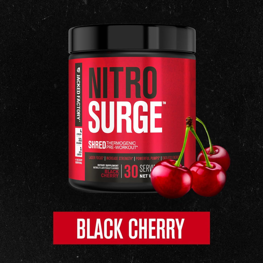 NITROSURGE Shred pre-workout powder benefits