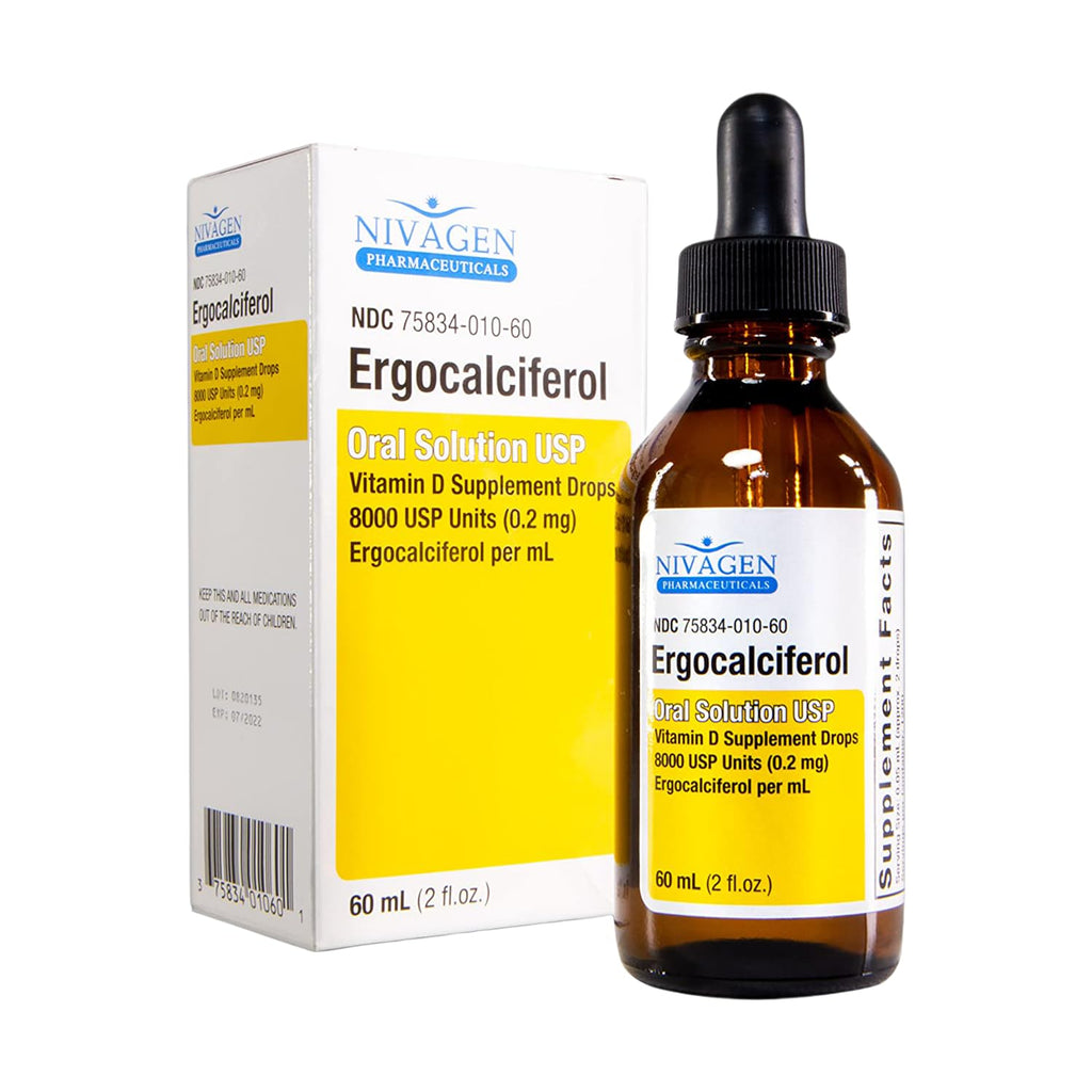 Nivagen vitamin D2 liquid drops