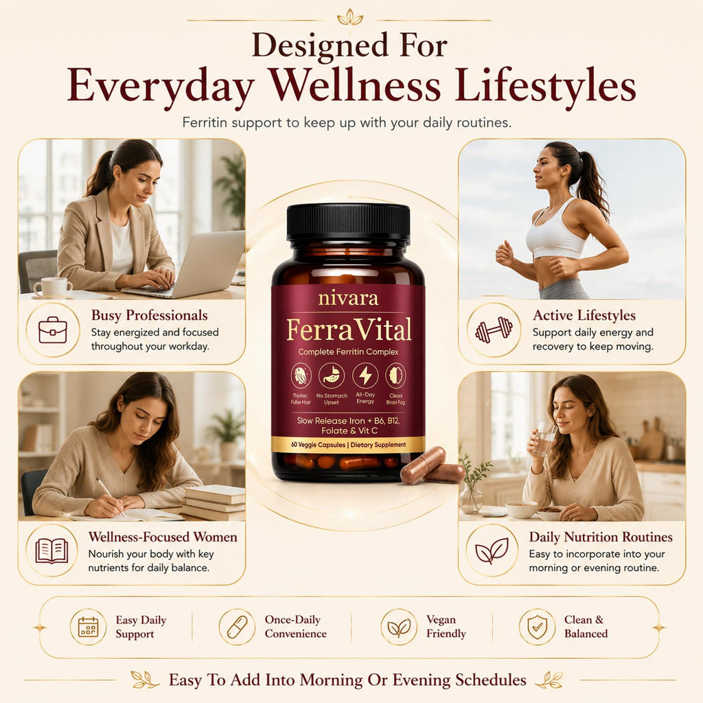 Nivara Ferravital for energy enhancement