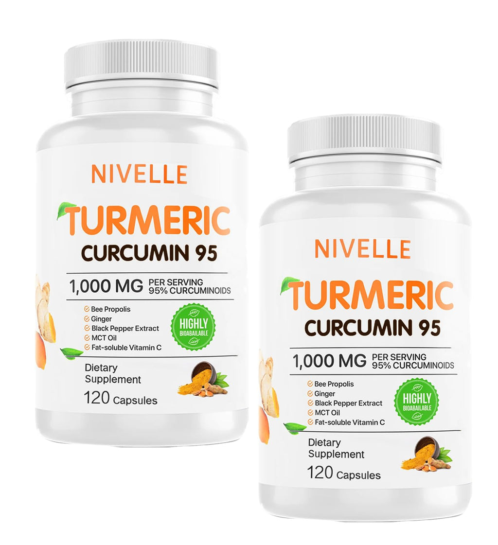 NIVELLE turmeric curcumin capsules for inflammation