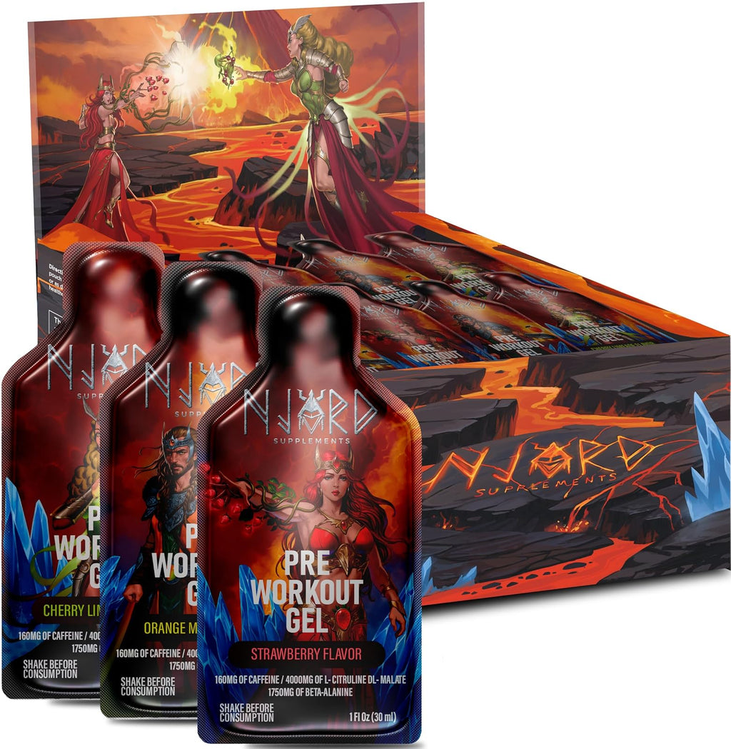 NJORD pre workout gel shot