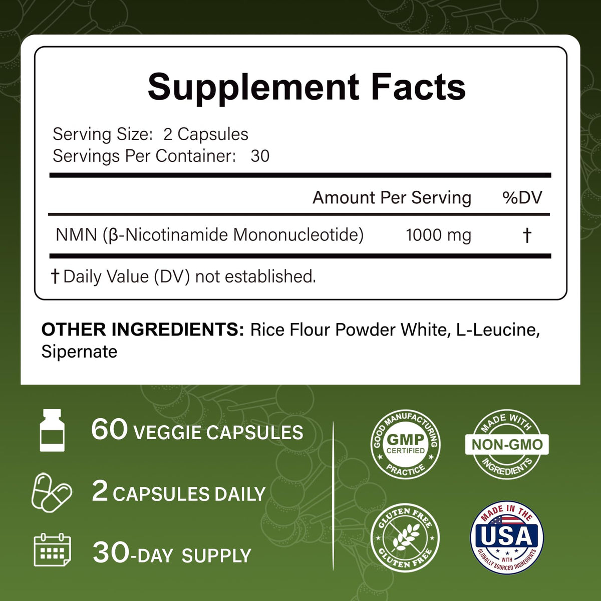 NMN 1000 mg for cellular health