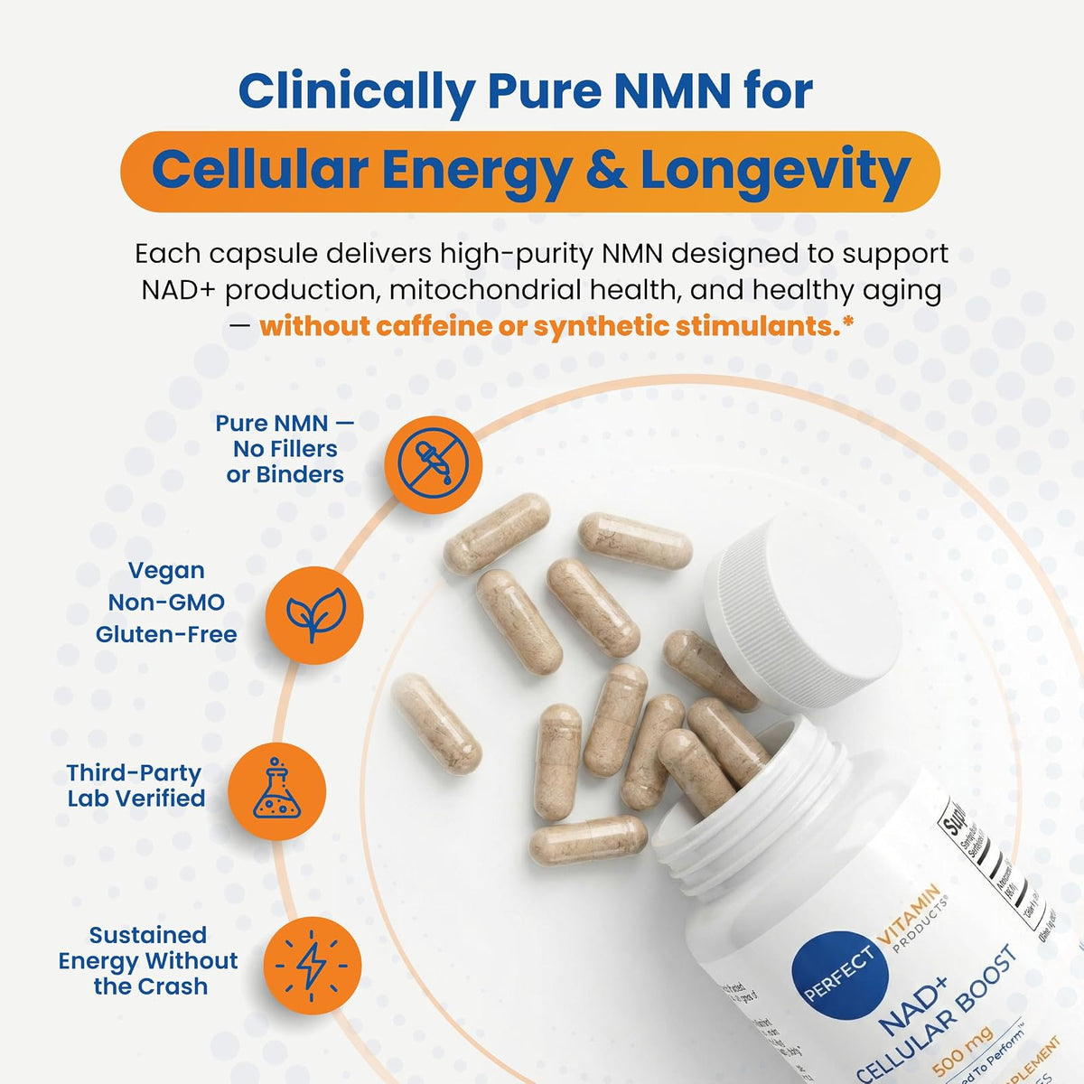 NMN 500 mg anti-aging formula