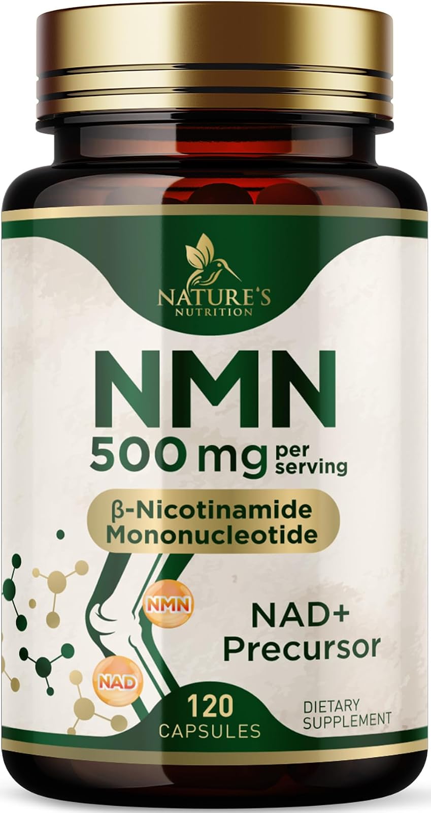NMN 500 mg vegan capsules