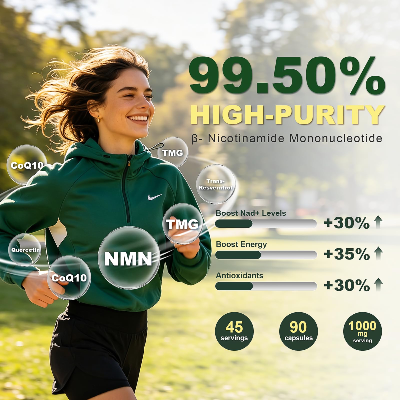 NMN antioxidant blend for recovery