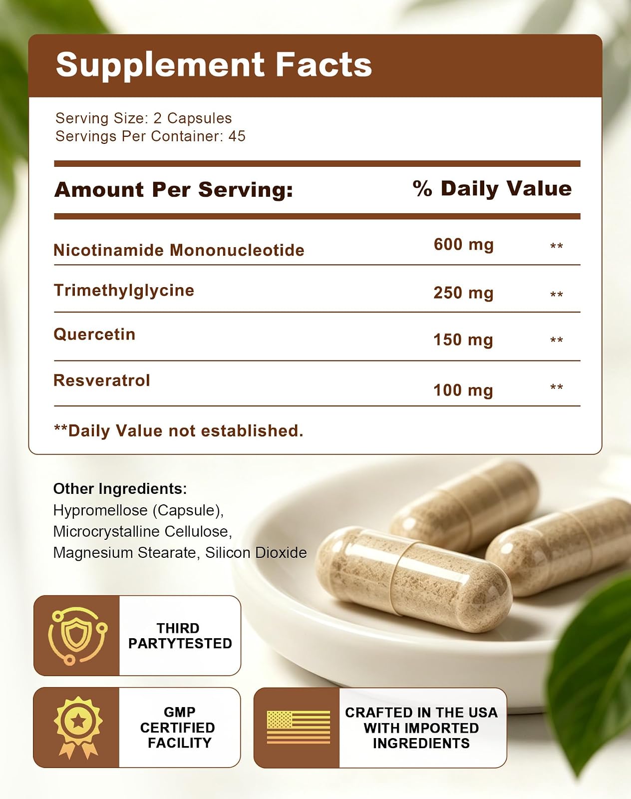 NMN capsules for enhanced mental clarity