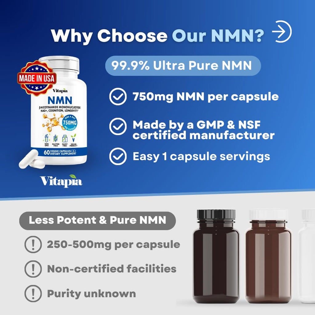 NMN capsules for enhanced vitality