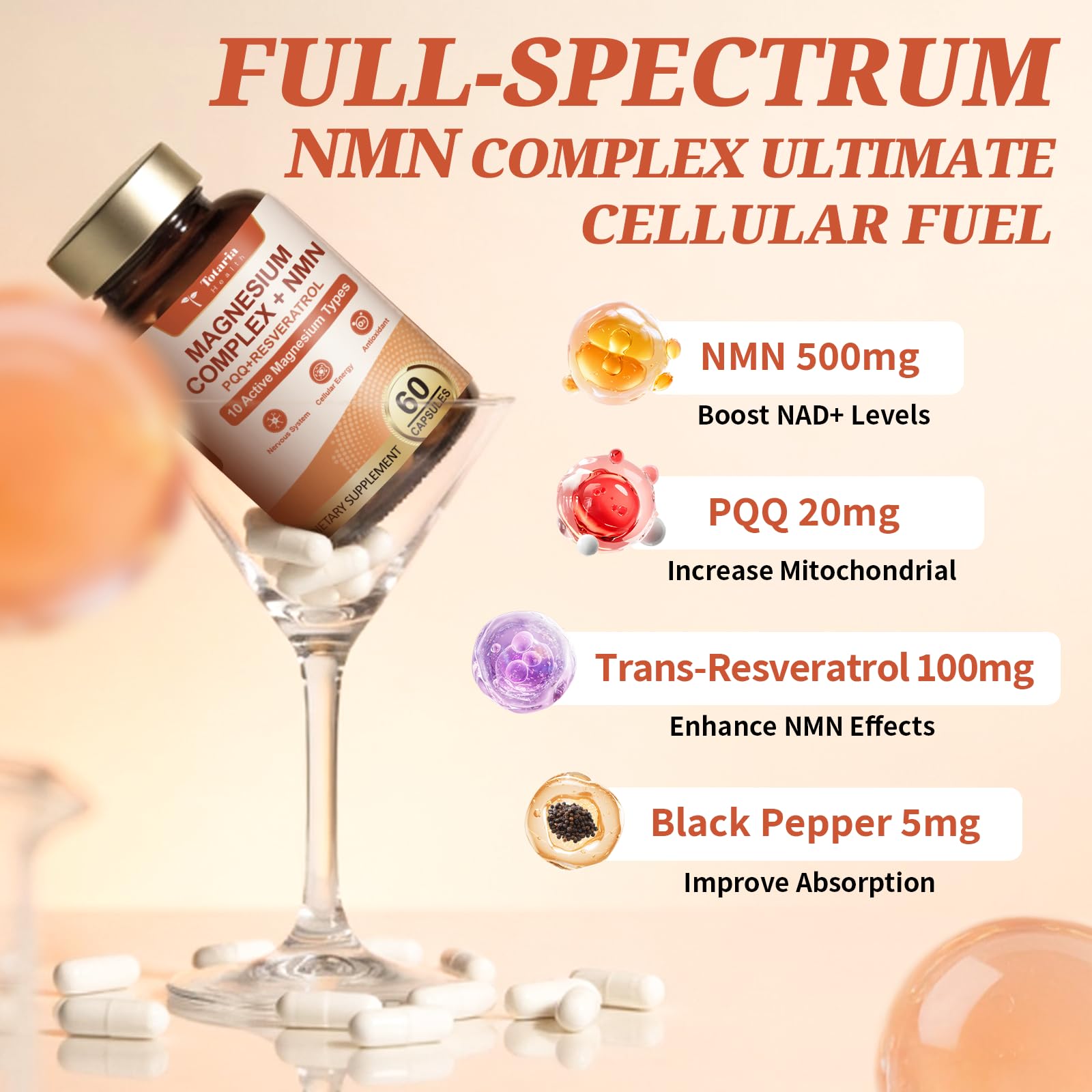 NMN enriched magnesium supplement