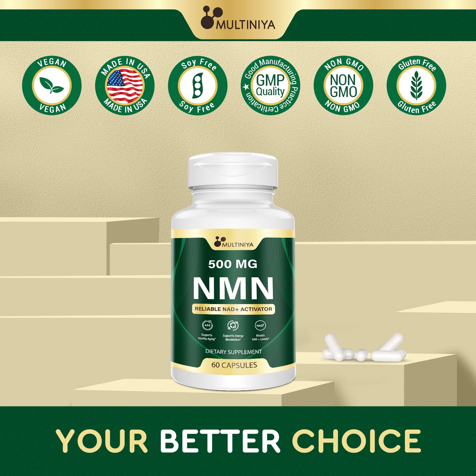 NMN supplement for improved cellular health