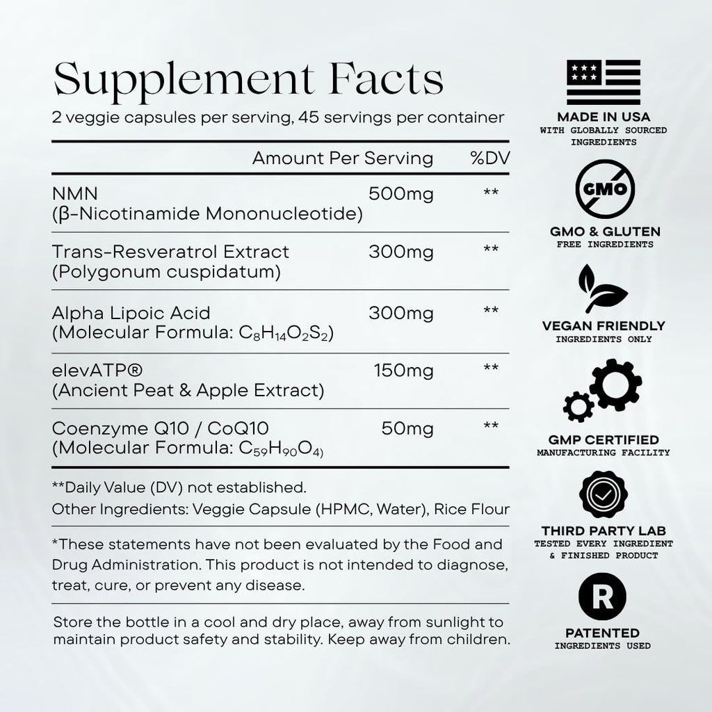NMN supplement for improved endurance