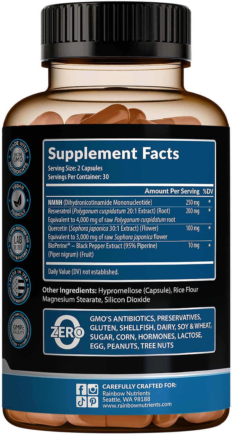 NMNH 60 capsules for daily wellness